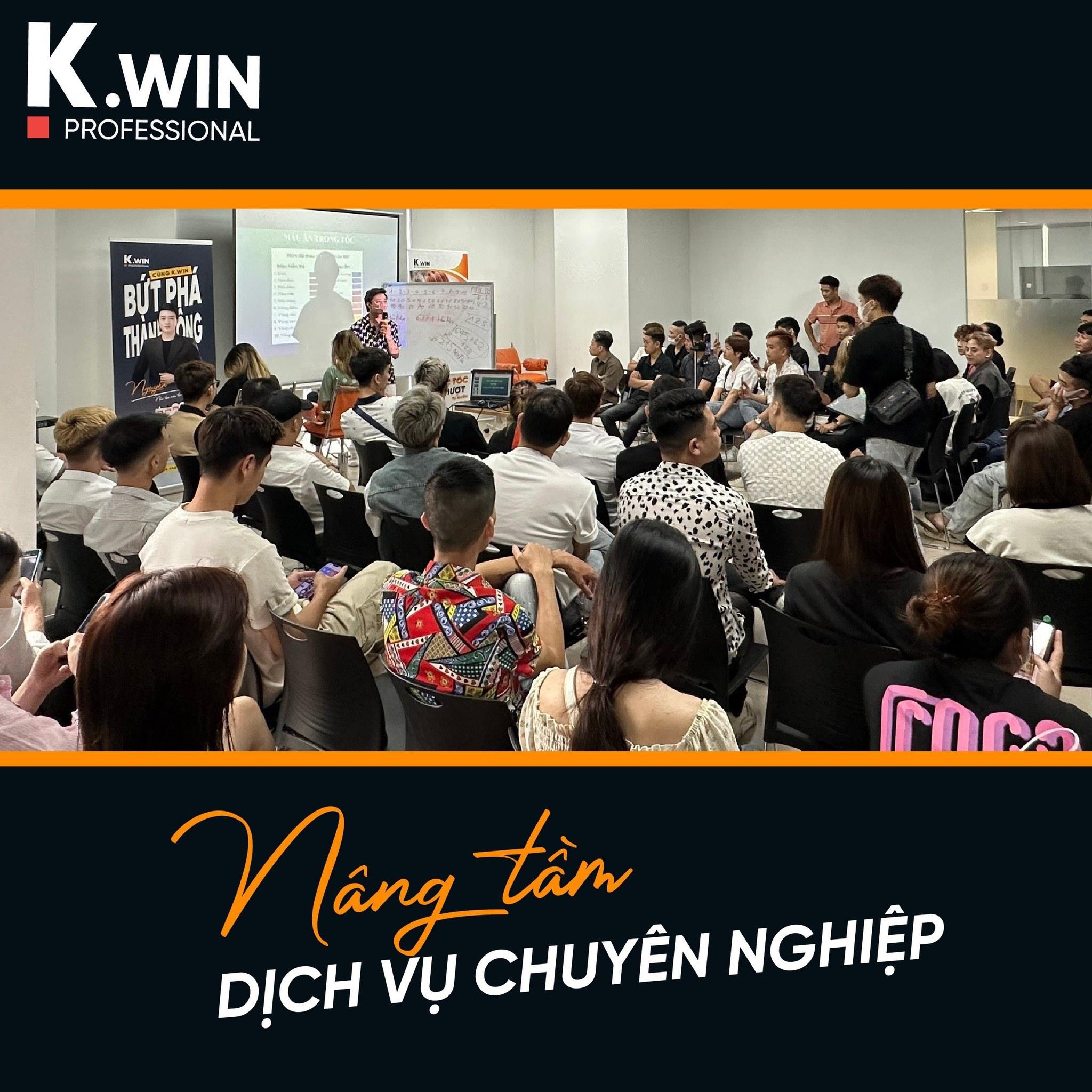 Tháng 10 rực cháy cùng lớp học màu nhuộm toàn diện K.win & chuyên gia